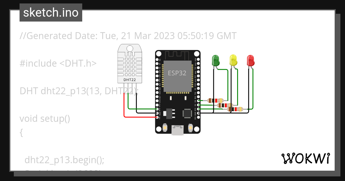 0321濕度 Wokwi Esp32 Stm32 Arduino Simulator