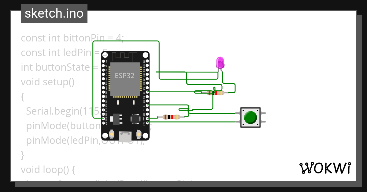 blinking of two LEDs - Wokwi ESP32, STM32, Arduino Simulator blinking of two LEDs - Wokwi ESP32, STM32, Arduino Simulator