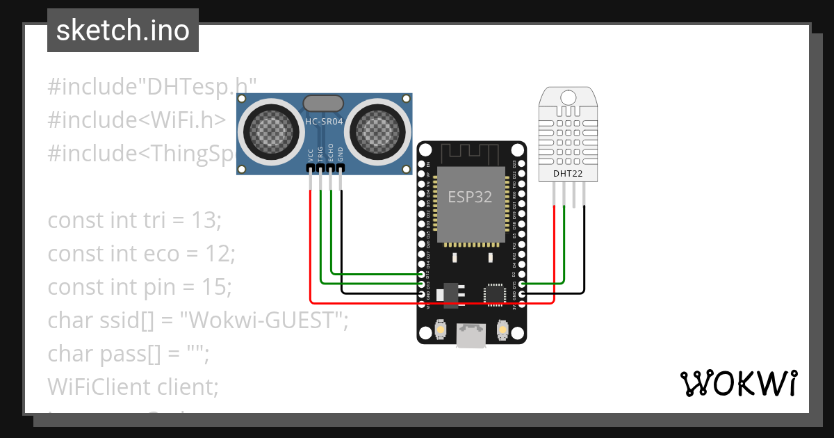 Rahul-ultrasonic - Wokwi ESP32, STM32, Arduino Simulator