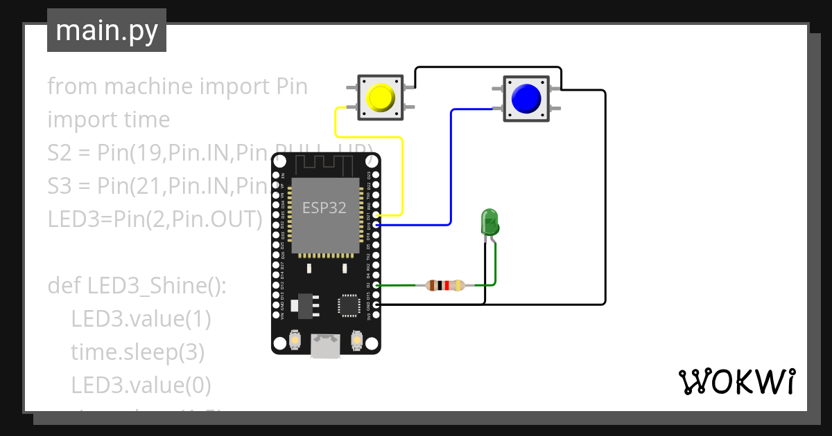 Lab1 - Wokwi ESP32, STM32, Arduino Simulator