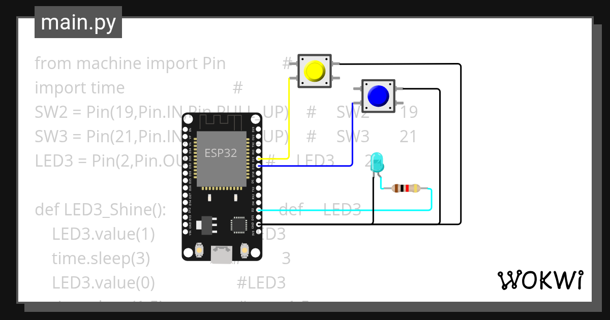 lab1 - Wokwi ESP32, STM32, Arduino Simulator