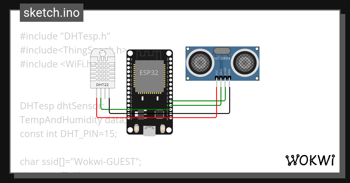 Project 2 Thingspeak Wokwi Esp32 Stm32 Arduino Simulator 