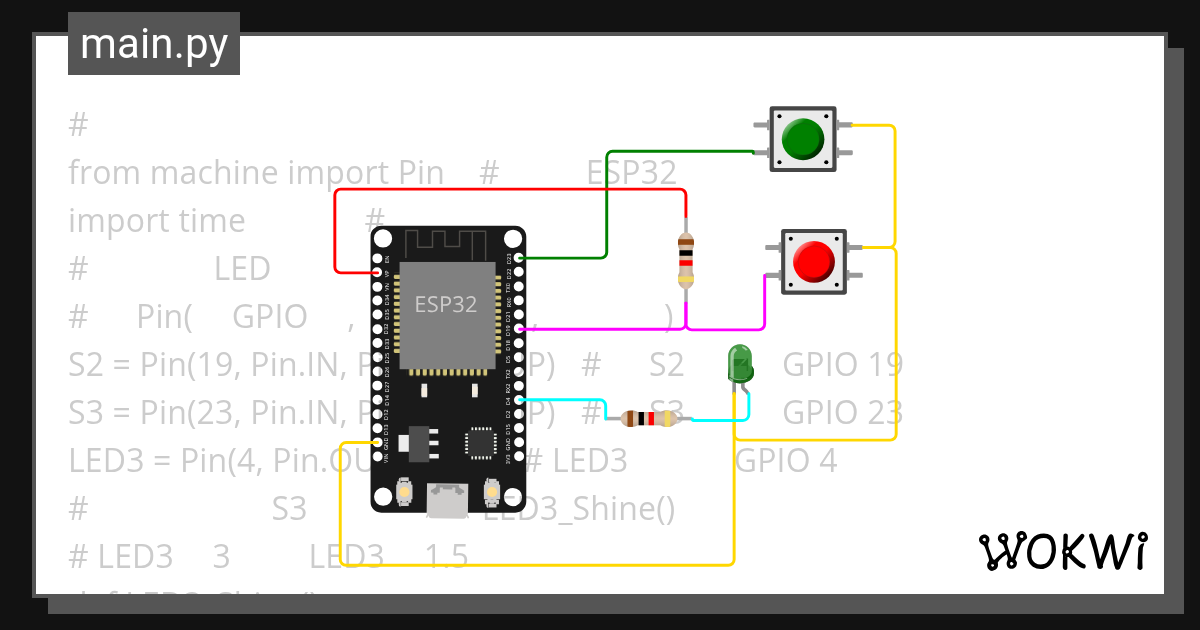Lab1 - Wokwi ESP32, STM32, Arduino Simulator