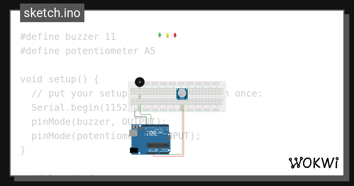 Potenciómetro Wokwi Esp32 Stm32 Arduino Simulator 1383
