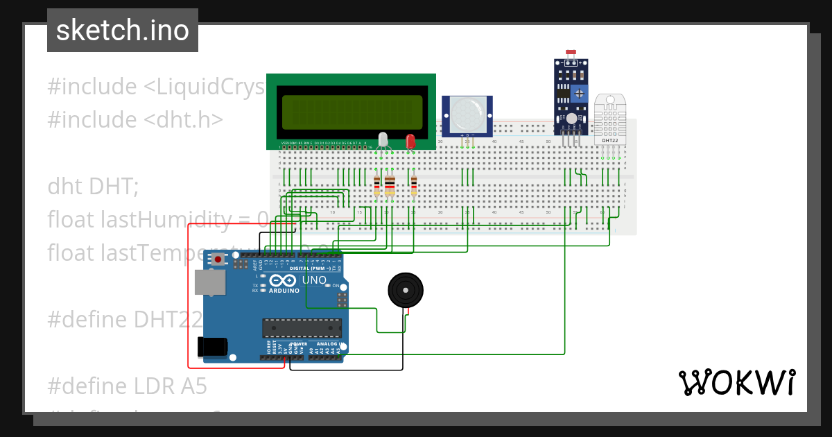 Sensor - Wokwi Arduino and ESP32 Simulator