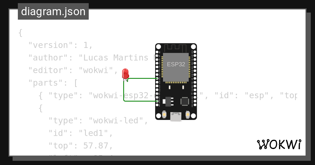 Blink Wokwi Esp32 Stm32 Arduino Simulator 3036
