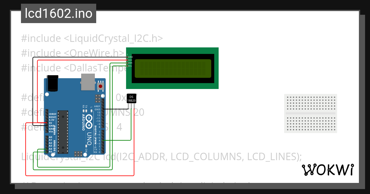lcd1602.ino Copy - Wokwi ESP32, STM32, Arduino Simulator