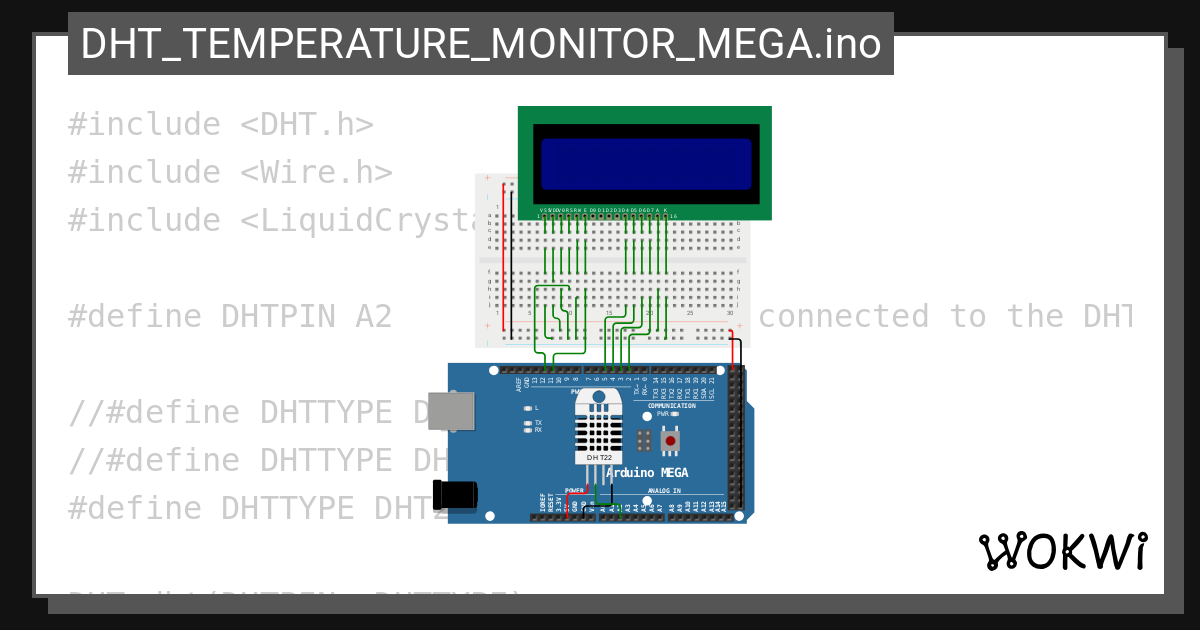 Dht Temperature Monitor Arduino Mega Wokwi Esp32 Stm32 Arduino Simulator