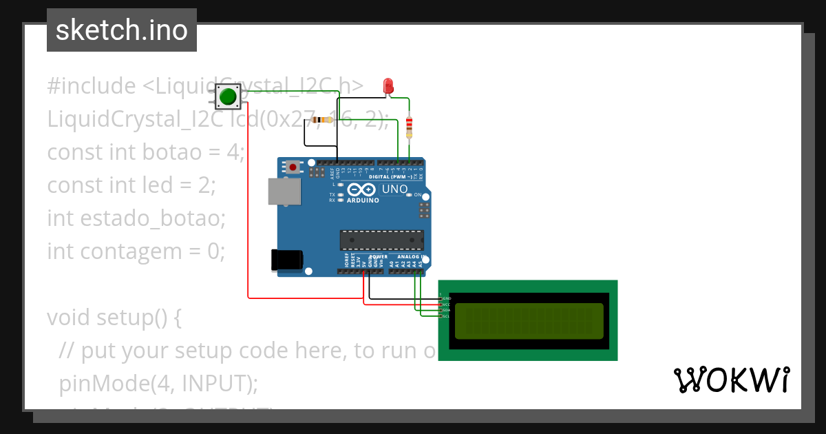Lcdi2c Contador Wokwi Esp32 Stm32 Arduino Simulator 4059