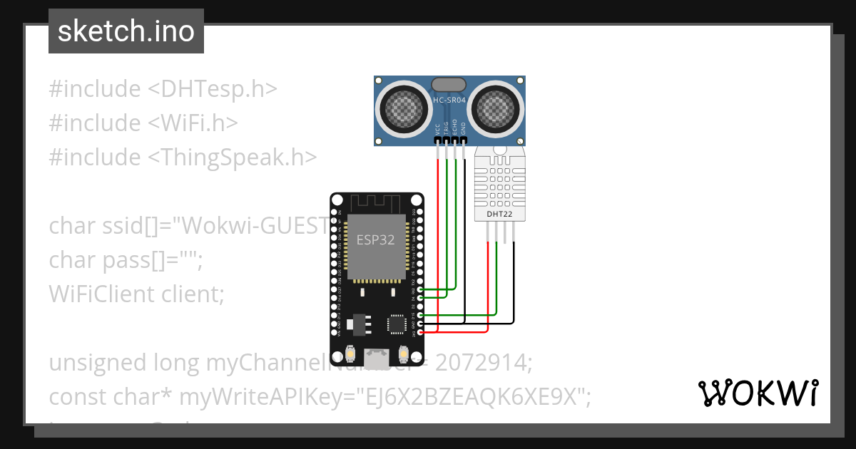 Dhtsensor And Ultra And Wifi Wokwi Esp32 Stm32 Arduino Simulator 0674