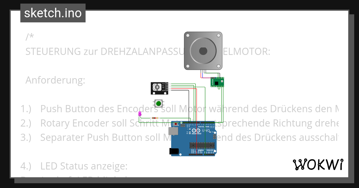 Steuerung - Wokwi ESP32, STM32, Arduino Simulator