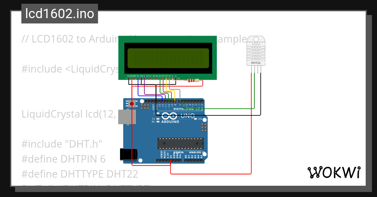 lcd1602.ino Copy - Wokwi ESP32, STM32, Arduino Simulator
