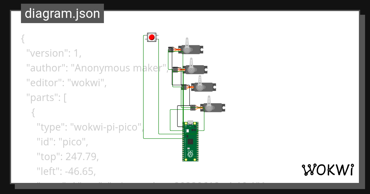 Servos iron man Copy - Wokwi ESP32, STM32, Arduino Simulator