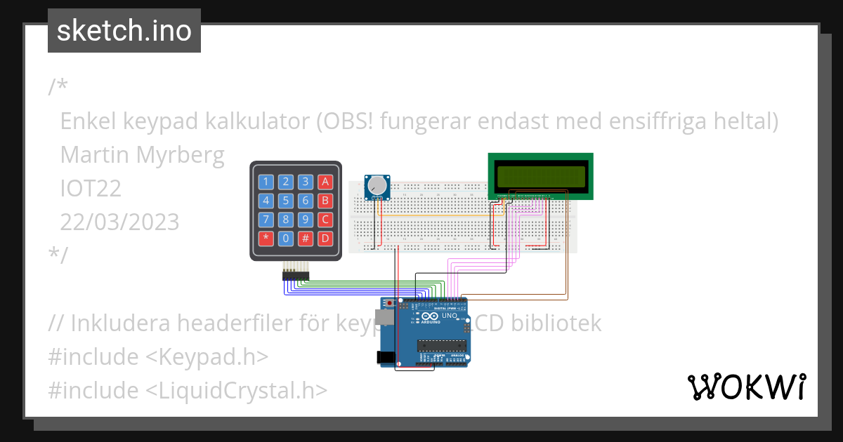 Mmcalculator Wokwi Arduino And Esp32 Simulator