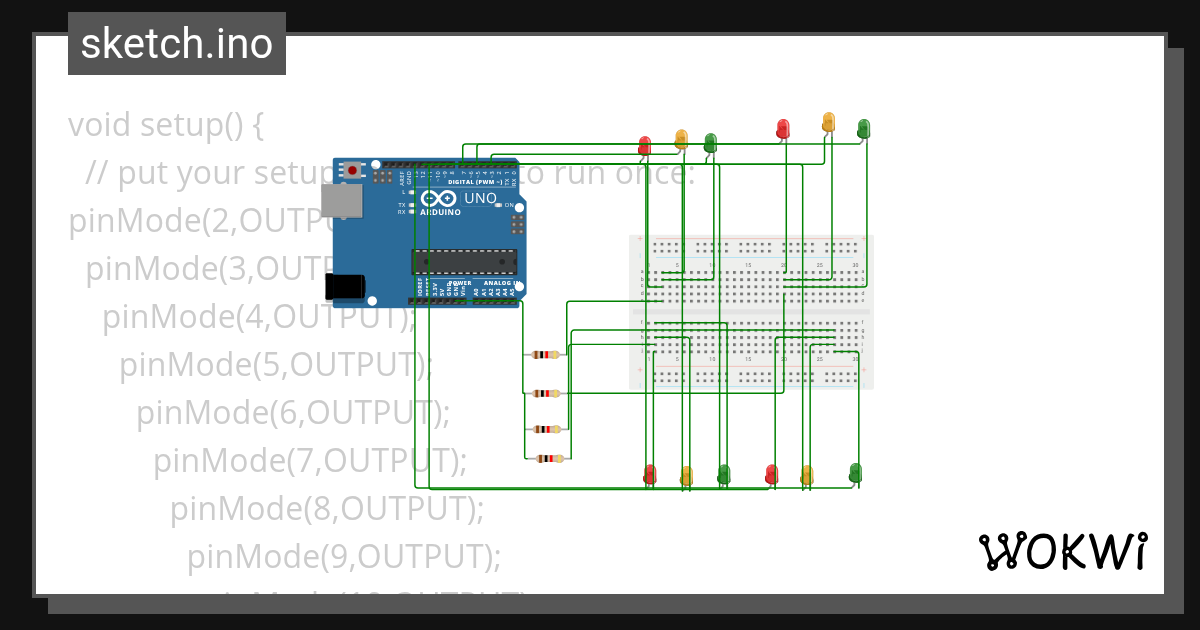 TP Arduino feu Copy Copy Copy - Wokwi ESP32, STM32, Arduino Simulator