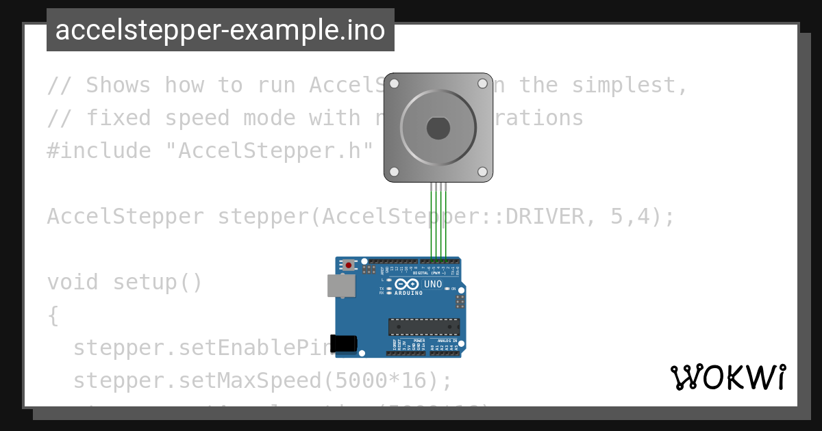 Accelstepper O Copy Wokwi Esp32 Stm32 Arduino Simulator