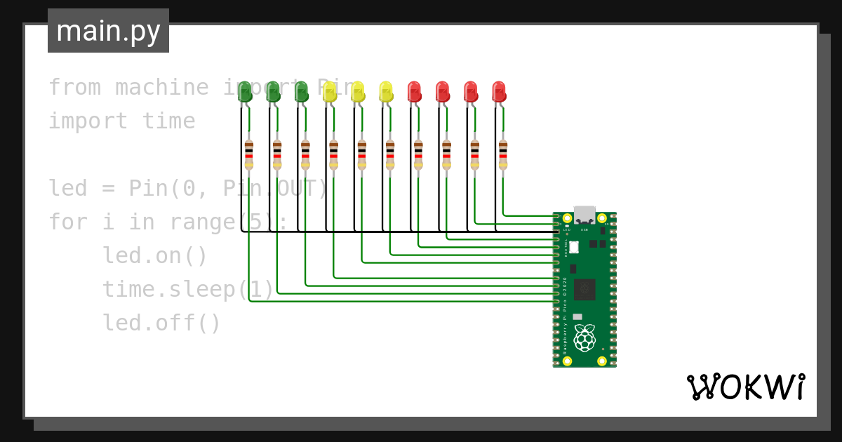 Blinkled Step2 Wokwi Esp32 Stm32 Arduino Simulator
