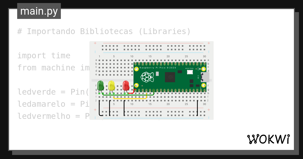 Semafaro Wokwi Esp32 Stm32 Arduino Simulator 