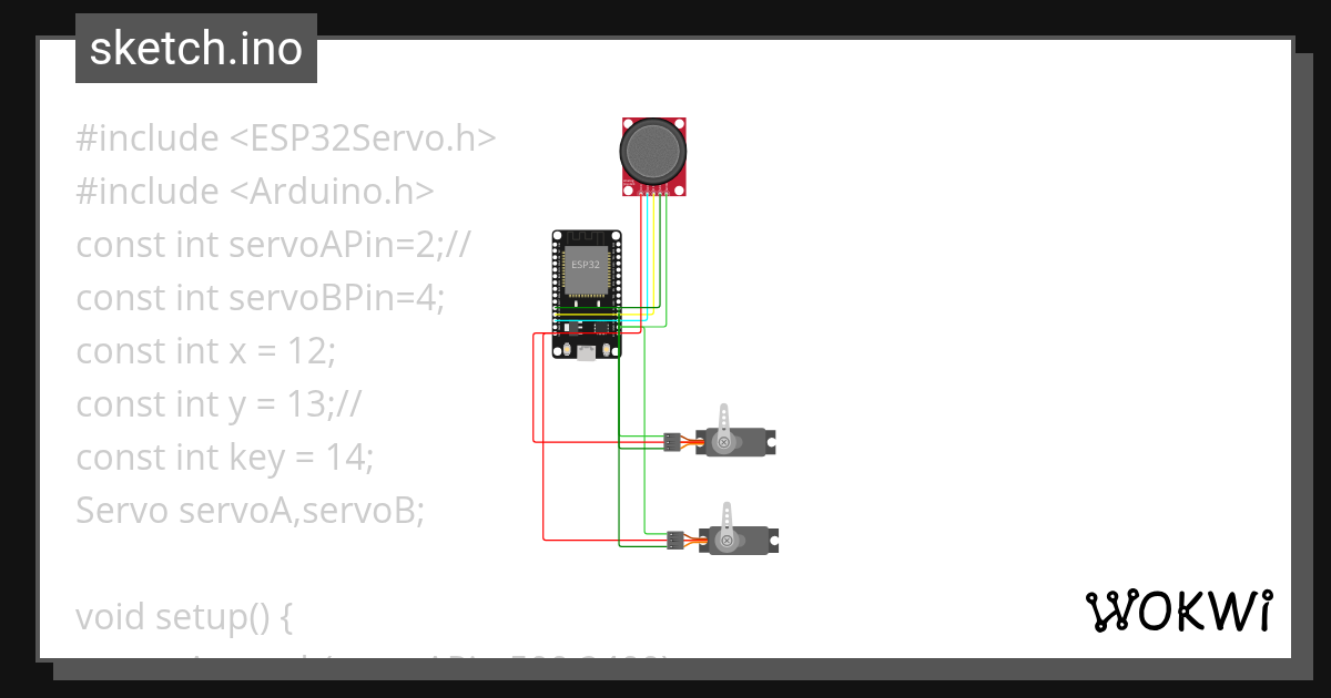 Servotest Wokwi Esp32 Stm32 Arduino Simulator