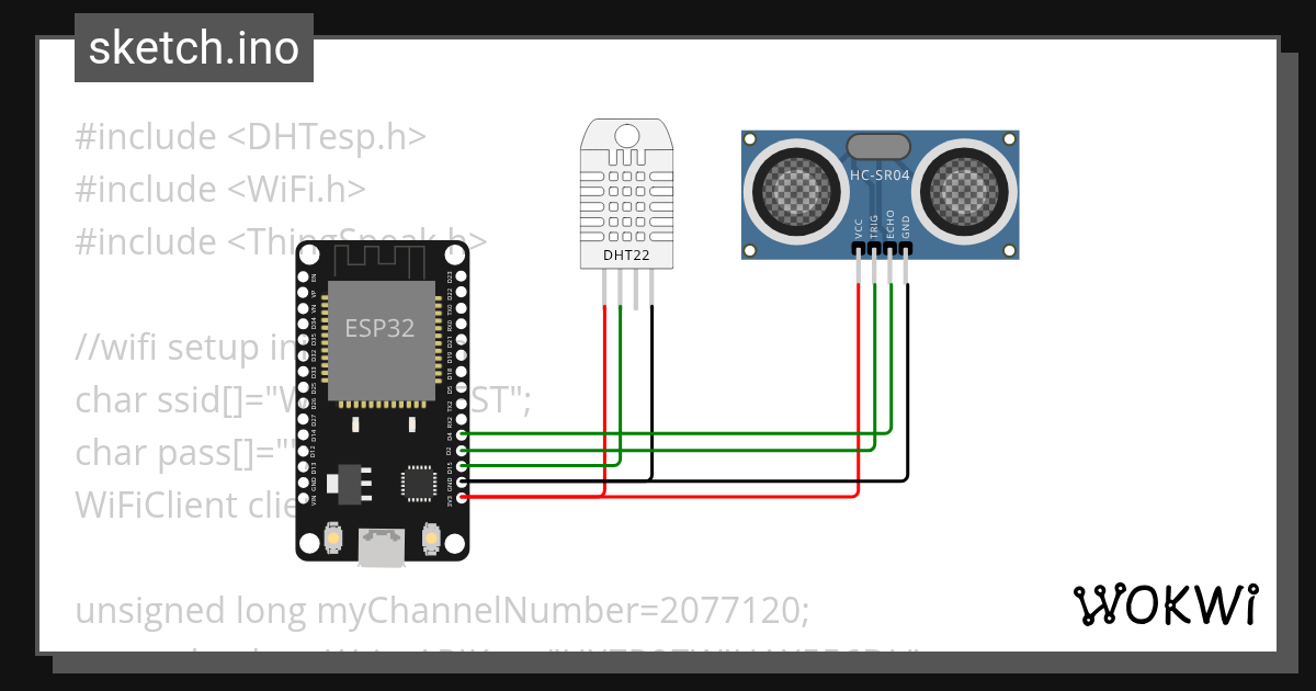 GreenHouse - Wokwi Arduino and ESP32 Simulator