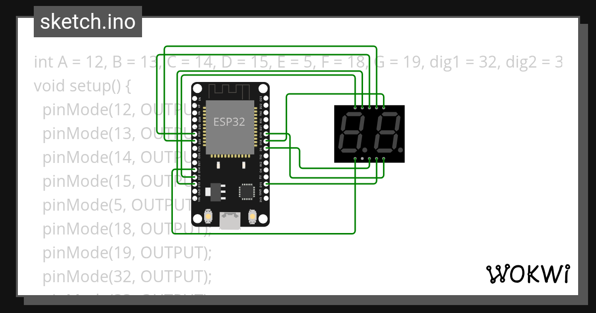 Digital_nums - Wokwi ESP32, STM32, Arduino Simulator
