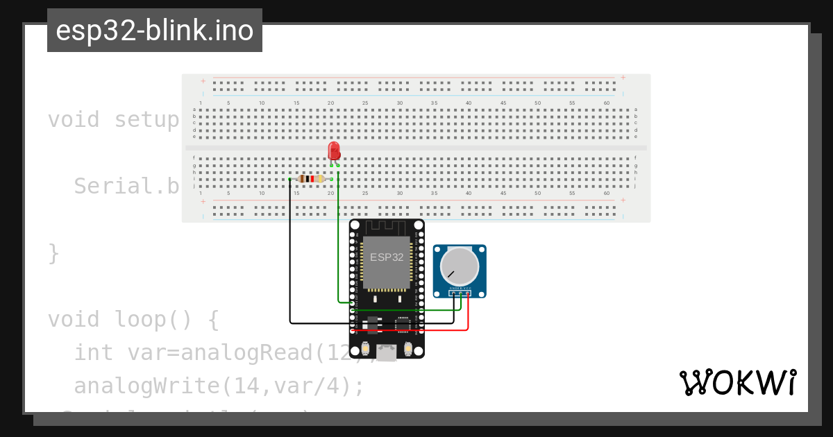 Interfacing Pot To Control Servo Motor Copy Wokwi Esp32 Stm32 Arduino Simulator