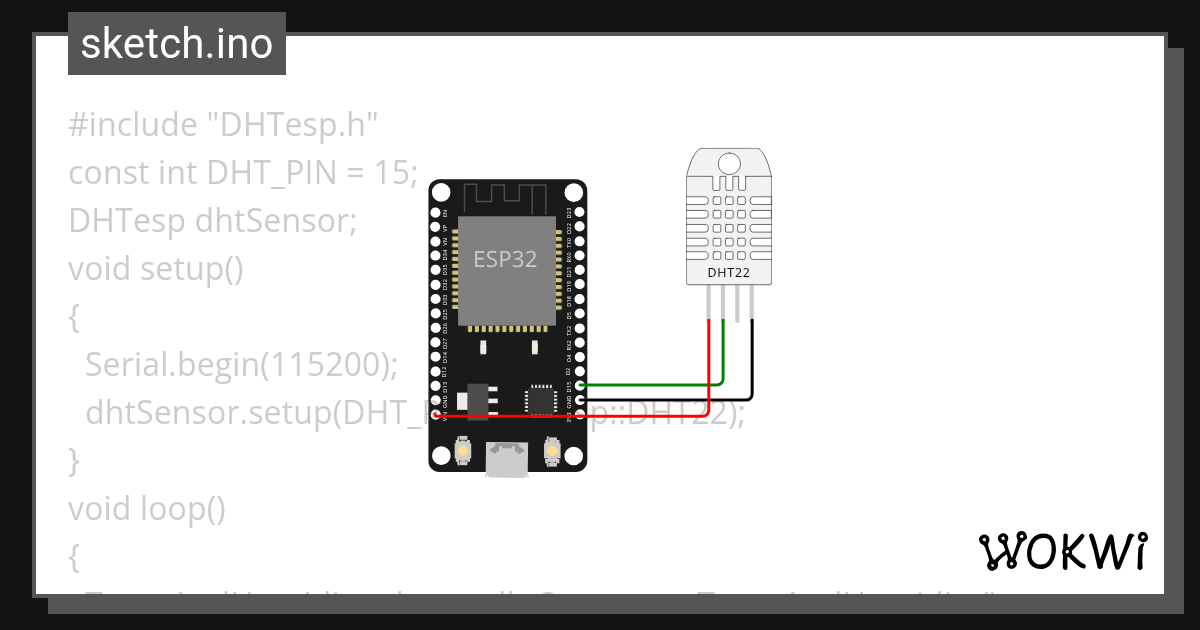 Temperature Sensor Wokwi Esp32 Stm32 Arduino Simulator 5854