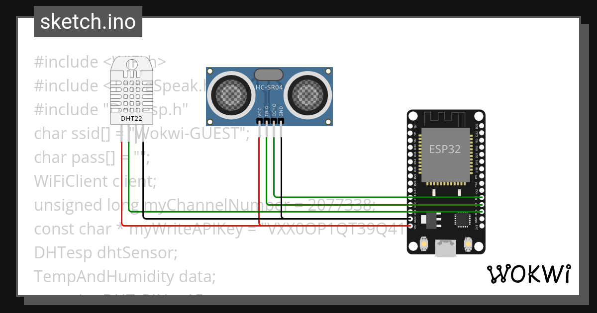 Thingspeak Wokwi Esp32 Stm32 Arduino Simulator 