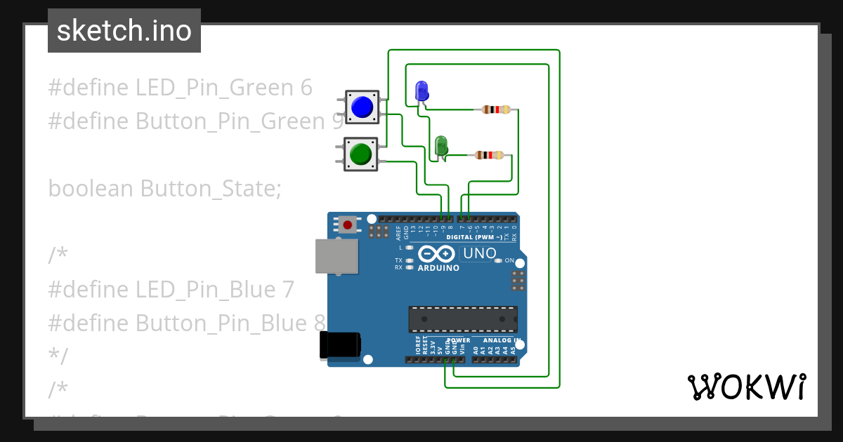 Button Copy Wokwi Esp32 Stm32 Arduino Simulator 