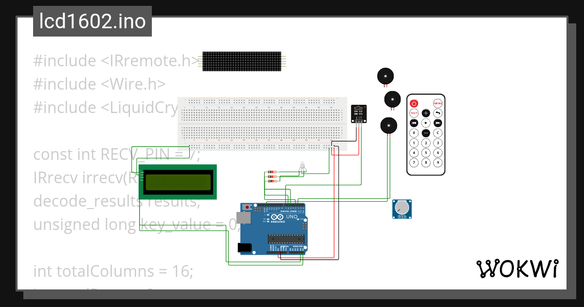 lcd1602.ino Copy - Wokwi ESP32, STM32, Arduino Simulator lcd1602.ino Copy - Wokwi ESP32, STM32, Arduino Simulator