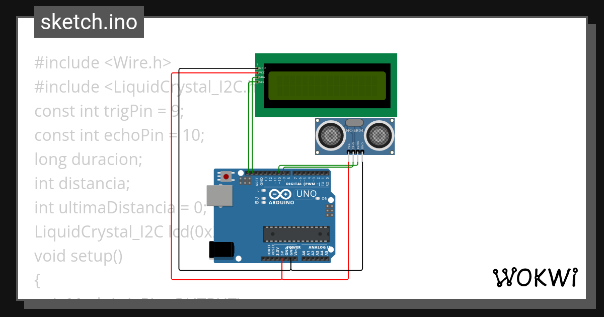 Medidor De Distancia Wokwi Esp32 Stm32 Arduino Simulator 3532