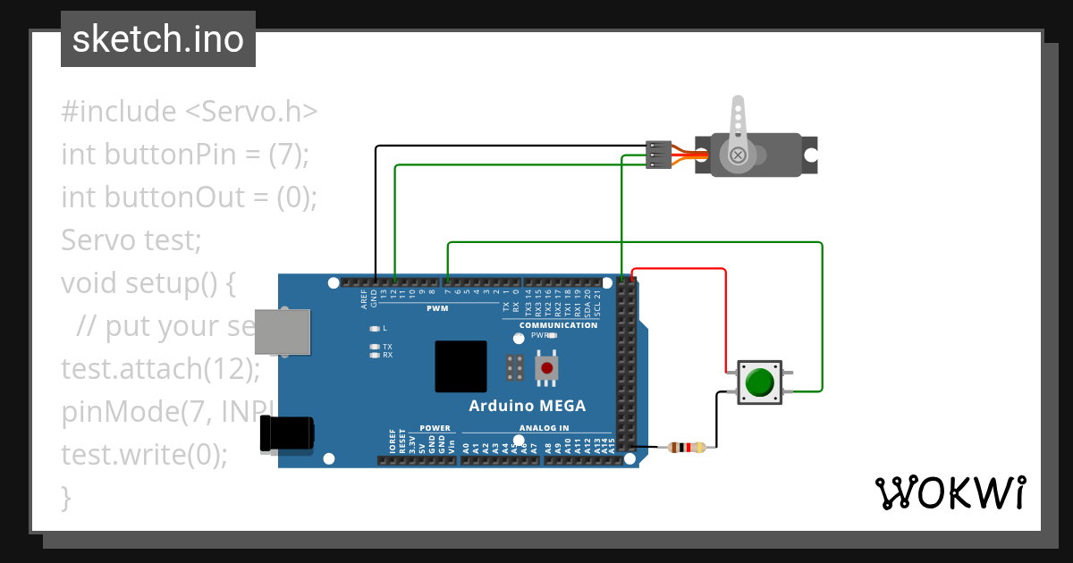 Servo Test Wokwi Esp32 Stm32 Arduino Simulator 3125