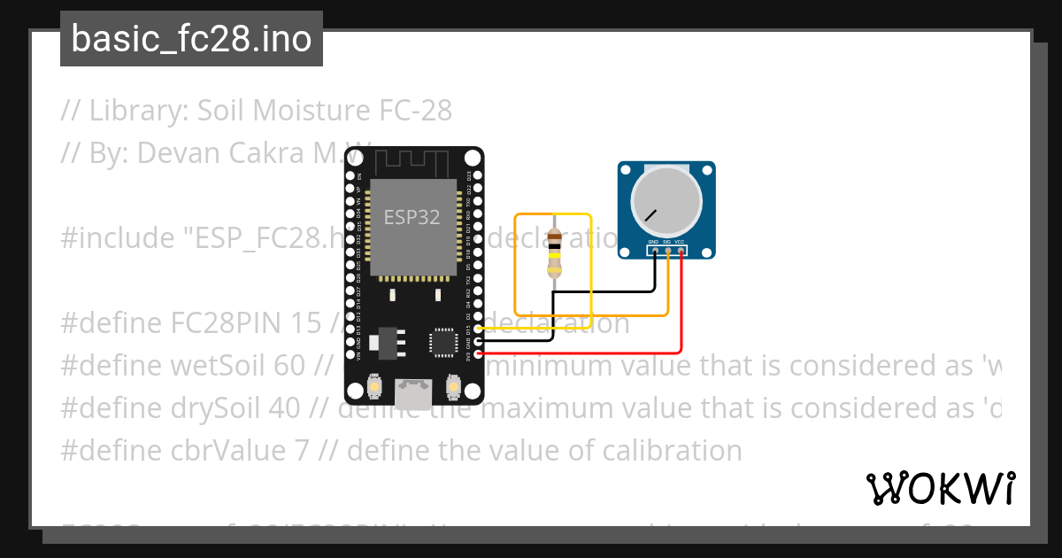 ESP32_FC28 - Wokwi ESP32, STM32, Arduino Simulator