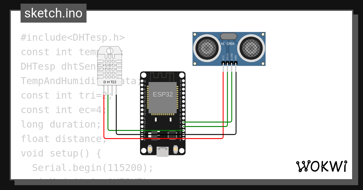 Ultrasonictemp Copy Wokwi Esp32 Stm32 Arduino Simulator 9045