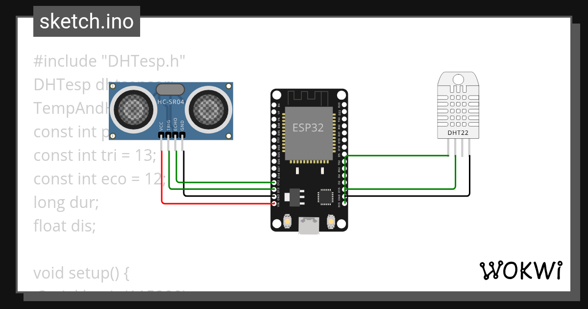 JEBIN JEYA SAM S C_ULTRA SONIC - Wokwi ESP32, STM32, Arduino Simulator