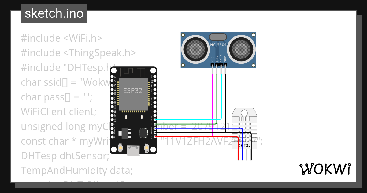 ultrasonic - Wokwi Arduino and ESP32 Simulator