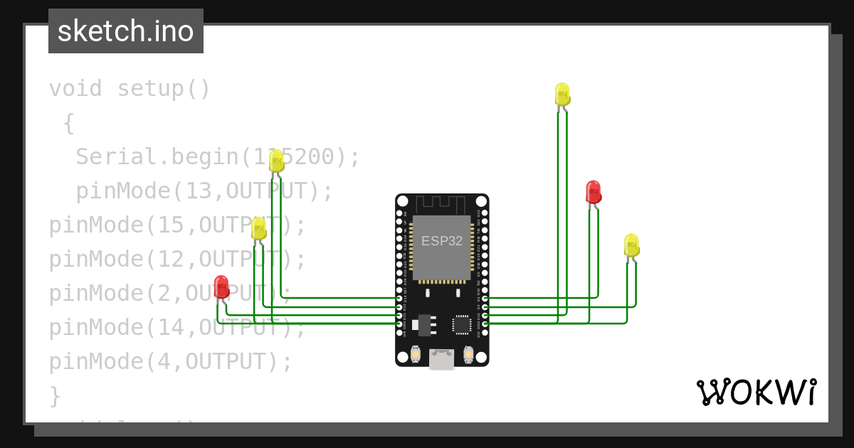 Light Wokwi Esp32 Stm32 Arduino Simulator 4340