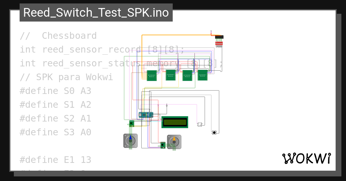 Reedswitch Test Wokwi Esp32 Stm32 Arduino Simulator 