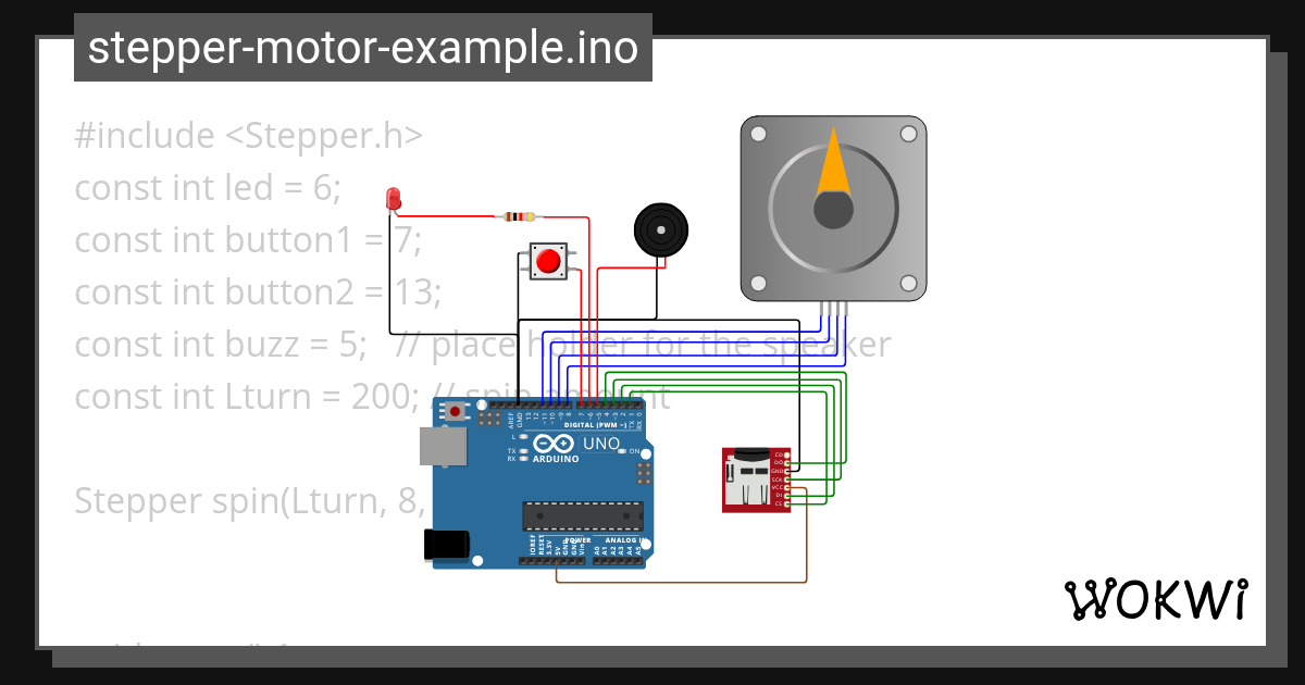 Stepper Motor O Copy Copy Wokwi Esp32 Stm32 Arduino Simulator