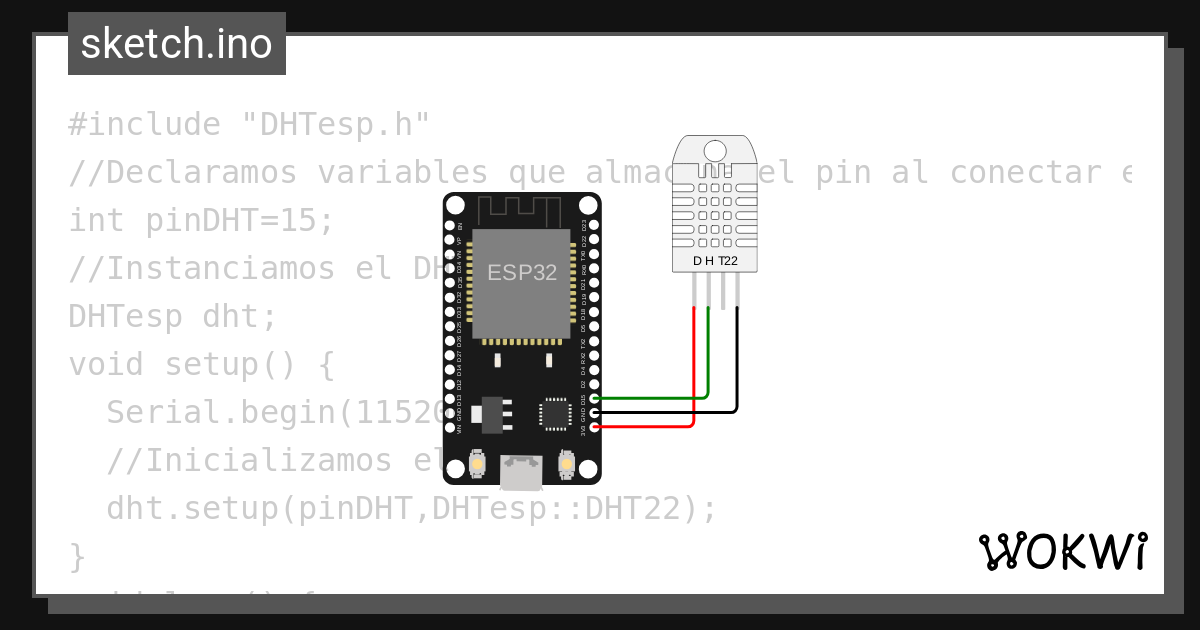 Sensor De Humedad Y Temp Wokwi Esp32 Stm32 Arduino Simulator