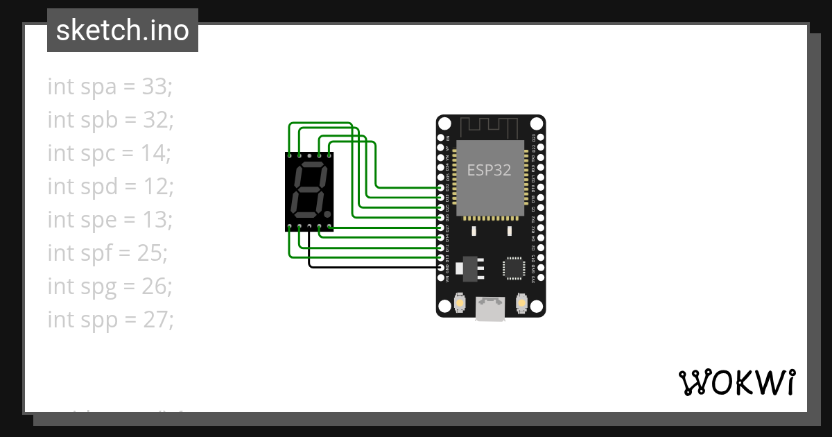 proj numero - Wokwi ESP32, STM32, Arduino Simulator