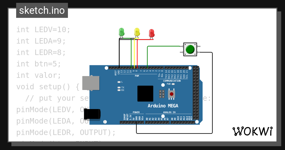 1semaforo Wokwi Esp32 Stm32 Arduino Simulator