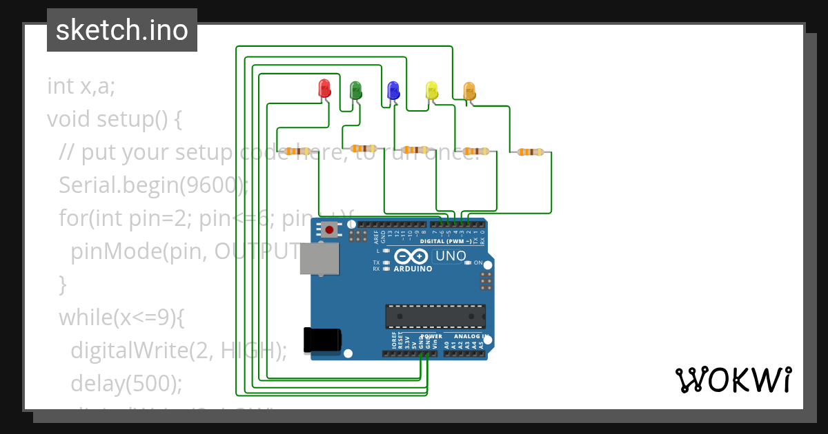 ejercicio 2 2403 - Wokwi ESP32, STM32, Arduino Simulator