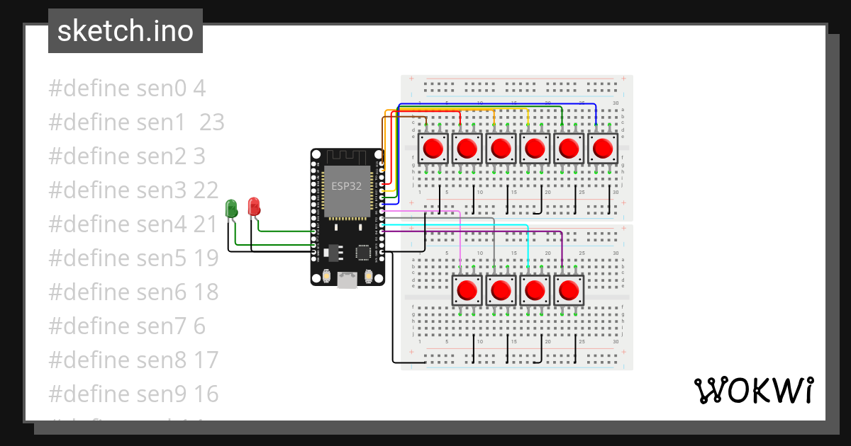 hero defesa - Wokwi ESP32, STM32, Arduino Simulator