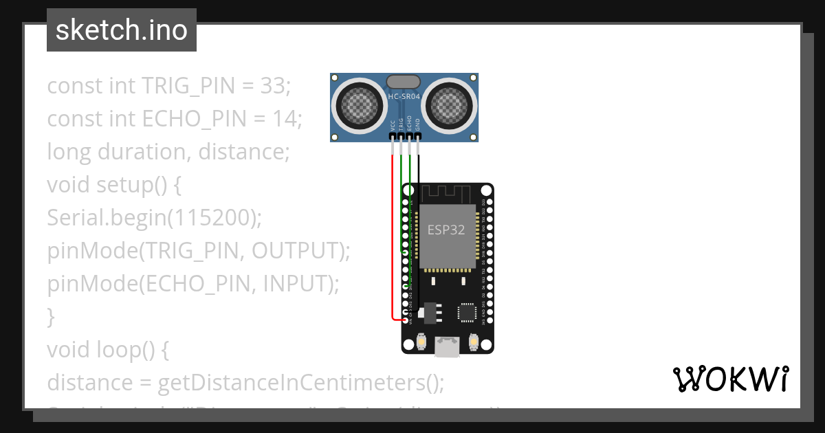 Ultrasonic Copy - Wokwi ESP32, STM32, Arduino Simulator Ultrasonic Copy - Wokwi ESP32, STM32, Arduino Simulator