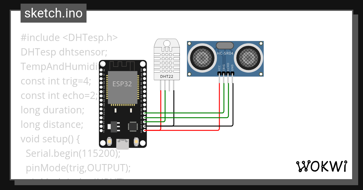 ex 3 - Wokwi ESP32, STM32, Arduino Simulator