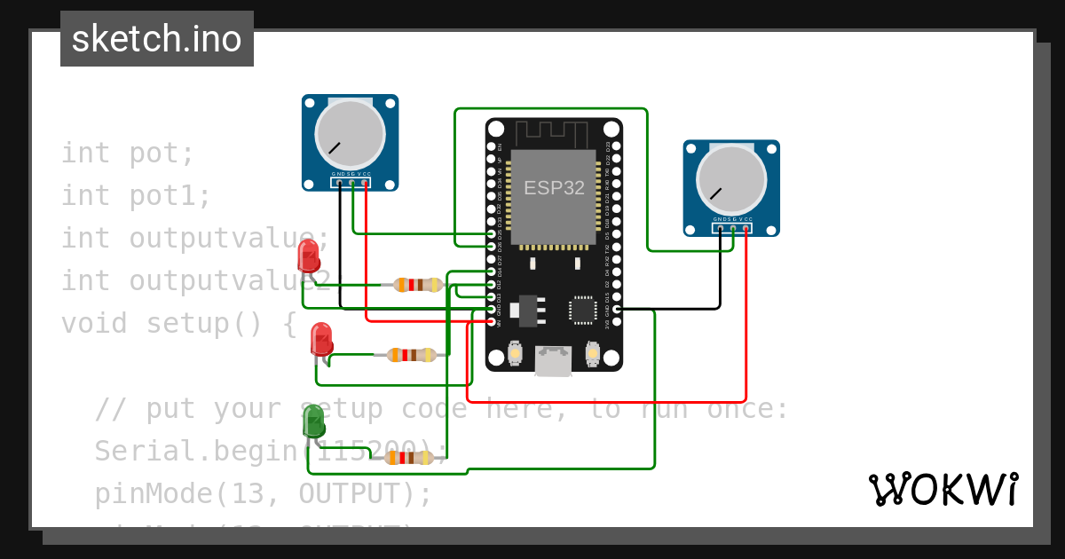 Examen1 Wokwi Esp32 Stm32 Arduino Simulator