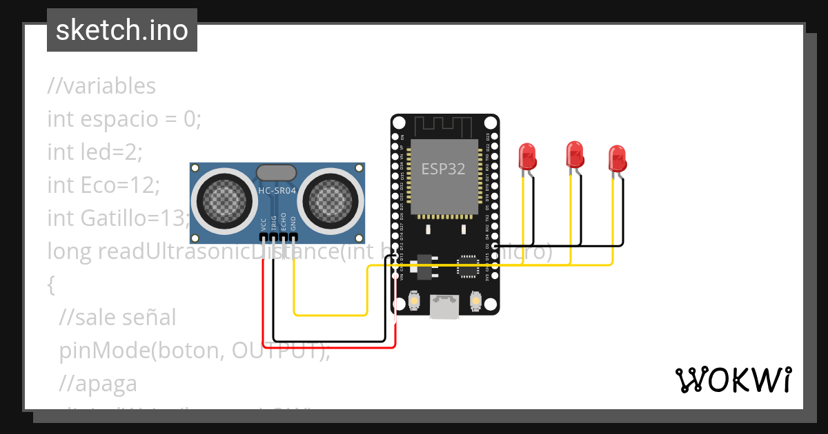 proyecto 1 - Wokwi ESP32, STM32, Arduino Simulator
