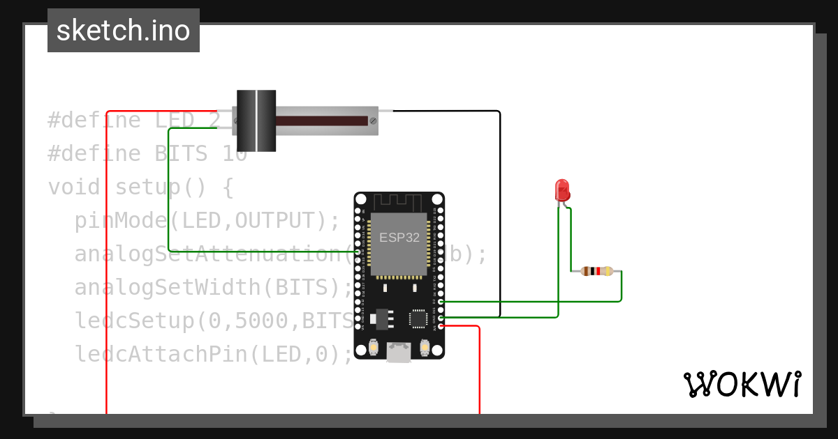作業2 Wokwi Esp32 Stm32 Arduino Simulator 2461