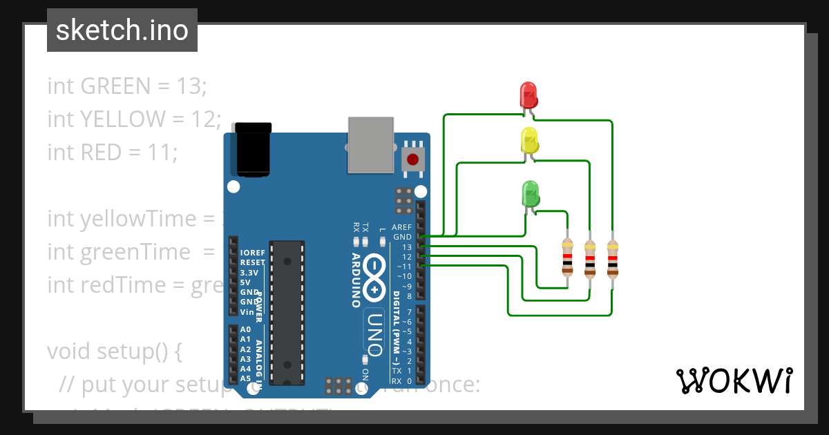 Trafikljus Wokwi Esp32 Stm32 Arduino Simulator - vrogue.co